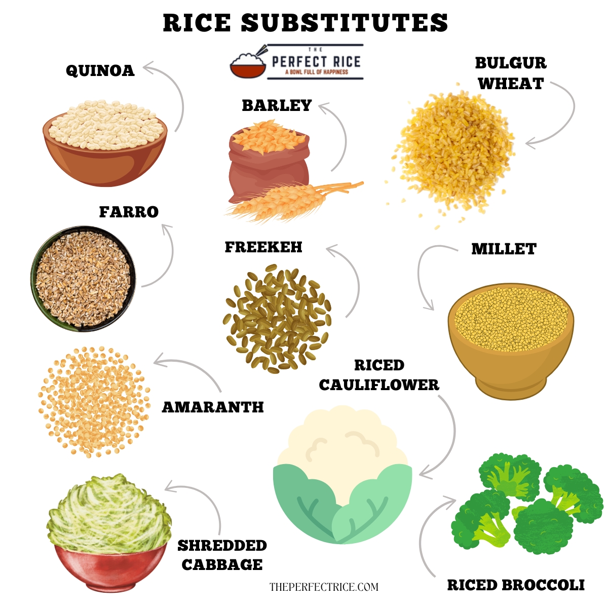 15 Easy Rice Substitutes Cooking Tips Included The Perfect Rice 15 Easy Rice Substitutes Cooking Tips Included The Perfect Rice